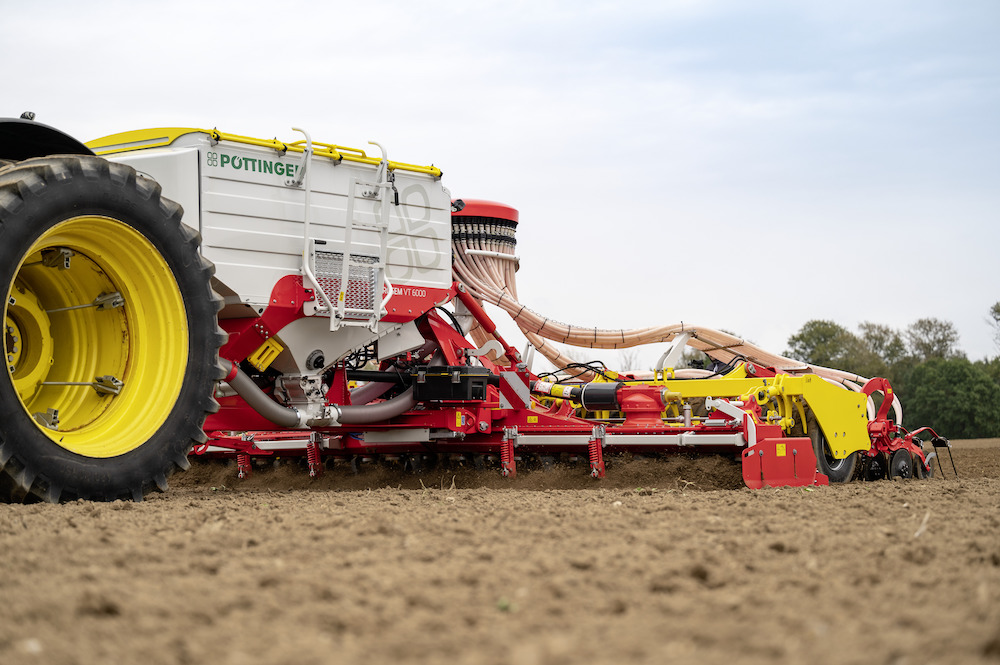 Pottinger launches Aerosem VT trailed pneumatic seed drill with working ...