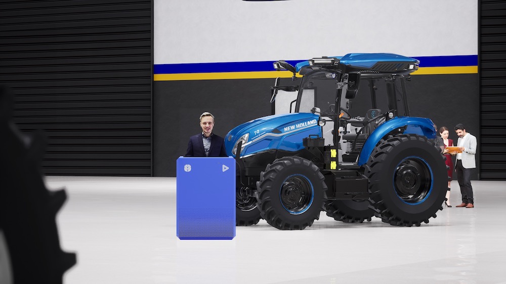 New Holland presents the T4 Electric Power tractor at CES in Las Vegas ...