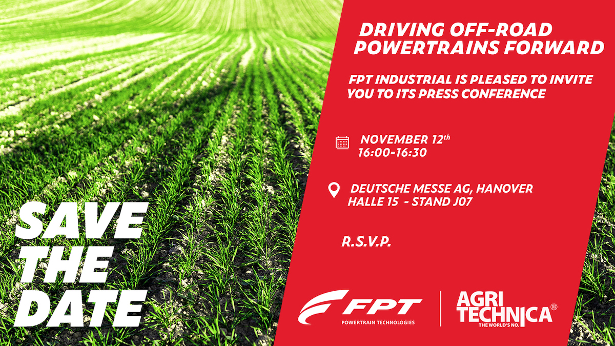 Powertrain manufacturers full agricultural line-up will be on display ...