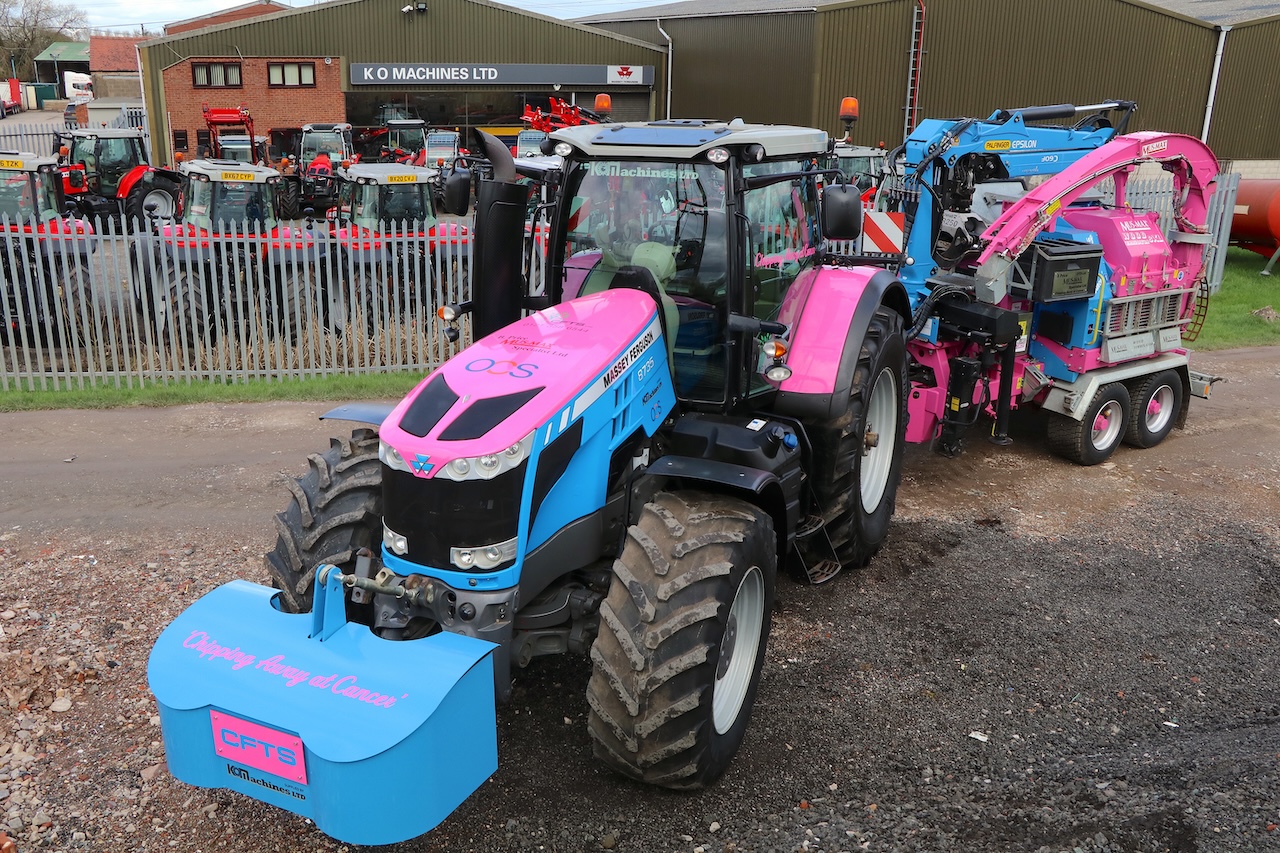 Custom coloured tractor and chipper creates one-off charity outfit ...